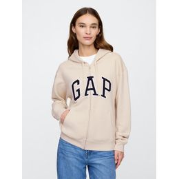 GAP Sweatjacke in Beige - 50% | Gr&ouml;&szlig;e L | Damen-sweatshirts-jacken