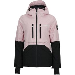 Peak Mountain Ski-/ Snowboardjacke "Acesna" in Rosa/ Schwarz - 65% | Gr&ouml;&szlig;e L | Damen-outdoorjacken