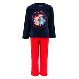 Bluey Pyjama "Bluey" in Dunkelblau/ Rot - 56% | Gr&ouml;&szlig;e 104 | Kinder-waesche