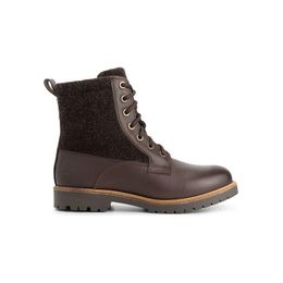 TRAVELIN' Leder-Boots "Folge" in Braun - 54% | Größe 36 | Damen-stiefel