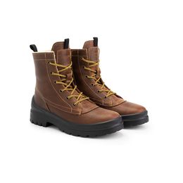 TRAVELIN' Leder-Boots "Moraine" in Cognac - 62% | Gr&ouml;&szlig;e 42 | Damen-stiefel