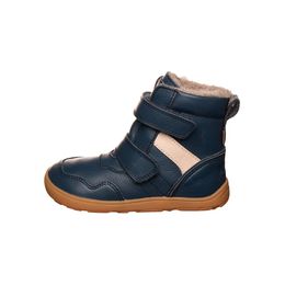bisgaard Leder-Barfußschuhe in Dunkelblau - 48% | Größe 34 | Baby-stiefel-boots