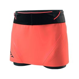 Dynafit 2in1-Funktionsrock "ULTRA" in Orange/ Schwarz - 49% | Gr&ouml;&szlig;e M | Damenroecke