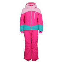 Peak Mountain 2tlg. Ski-/ Snowboardoutfit in Pink/ Hellblau - 64% | Gr&ouml;&szlig;e 104 | Kinder-outdoor-jacken