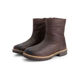 TRAVELIN' Leder-Boots in Braun - 51% | Gr&ouml;&szlig;e 41 | Herrenstiefel
