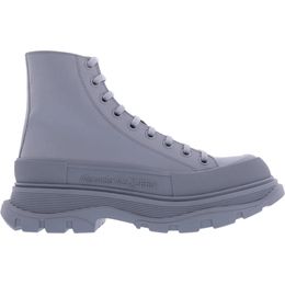 Alexander McQueen Low-Top Sneaker - Heren Tread Slcik Band MelangeSilver - Gr. 40 (EU) - in Grau - f&uuml;r Damen
