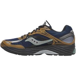 Saucony Low-Top Sneaker - Sneakers Progrid Omni 9 Brown/Navy - Gr. 46 (EU) - in Grau - f&uuml;r Damen