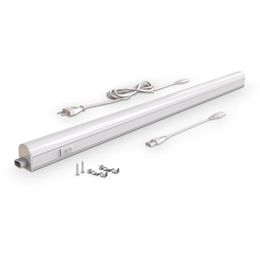 B.K.LICHT LED Lichtleiste LED-Board Neutralweiß Lichtleiste, Küchenlampe, Stecksystem, 15W 1.200 Lumen 4.000K, weiß weiß