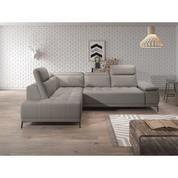 WERK2 Ecksofa &raquo;Focus-L, elektrisch erweiterbare Sitztiefe um ca. 30 cm, L-Form&laquo; Komfort nach Ma&szlig;: Ausziehbare Sitztiefe, verstellbare Kopfteile & F&uuml;&szlig;e