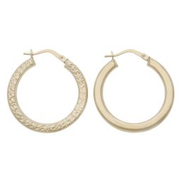 Firetti Damen Paar Creolen &raquo;Schmuck Geschenk Gold 375 Ohrschmuck Ohrringe&laquo;