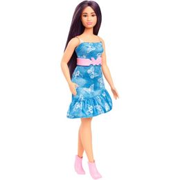 Barbie Anziehpuppe »Fashionistas, Nr. 231 mit Denim-Schmetterlingskleid und violettem Haar« bunt
