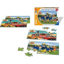 Ravensburger Puzzle »tiptoi Puzzle für kleine Entdecker: Feuerwehrmann Sam« Made in Europe bunt