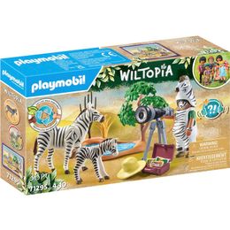 Playmobil Konstruktions-Spielset »Unterwegs mit der Tierfotografin (71295), Wiltopia« teilweise aus recyceltem Material; Made in Europe bunt