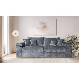 Home Affaire Big-Sofa &raquo;Soft&Cosy XL, B: 246 cm - OTTO. Verl&auml;ssliche Qualit&auml;t.&laquo; Mega-Sofa, Cord oder Chenille-Struktur, mit Federkern & 4 Zierkissen 