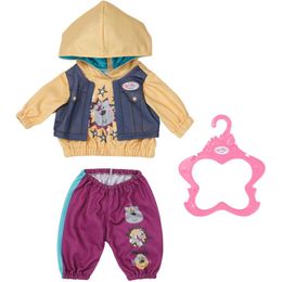 Baby Born Puppenkleidung »Outfit mit Hoody, 43 cm« mit Kleiderbügel bunt