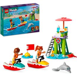 Lego Konstruktionsspielsteine »Rettungsschwimmer Aussichtsturm mit Jetskis (42623), Lego Friends« Made in Europe bunt