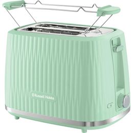 Russell Hobbs Toaster »Eden 27374-56 Pistazie« 2 Schlitze 800 W 6 Bräunungsstufen, Hebefunktion, Auftau-, Aufwärm- & Stoppfunktion Pistazie