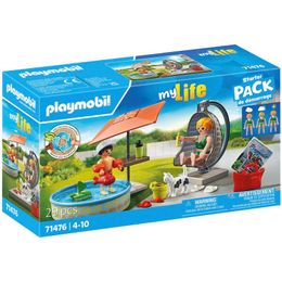 Playmobil Konstruktions-Spielset »Planschspaß zu Hause (71476), My City Life« teilweise aus recyceltem Material; Made in Europe bunt