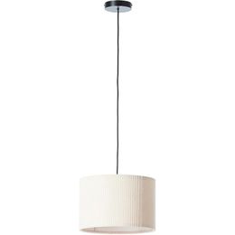 LeGer Home by Lena Gercke Pendelleuchte »Kathleen« E27 1 Stk. Cordstoff, Höhe 150 cm, Ø 35 cm, E27, kürzbar, beige beige