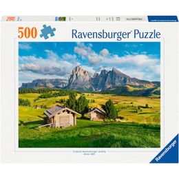 Ravensburger Puzzle »Dolomitenidylle Seiser Alm« Made in Germany bunt