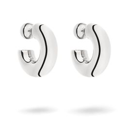 Liebeskind Berlin Paar Creolen &raquo;Schmuck Geschenk Edelstahl Ohrringe Steel Ball&laquo; edelstahlfarben 31 mm Elegante Ohrringe