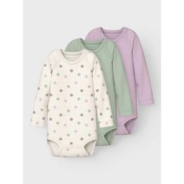 name it Body &raquo;NBFBODY 3P LS JET STREAM DOT NOOS&laquo; Packung, 3 Stk. Jet Stream 80 - N-Gr N-Gr 80 Body von name it f&uuml;r M&auml;dchen