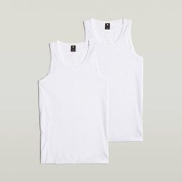 G-Star Raw G-STAR Muskelshirt Packung, 2er, 2 Stk. white XL XL Base Tanktop von G-STAR