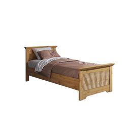 OTTO home Bett &raquo;Rauna, Landhausstil, edles Design mit Lamellen und Kassetten, 2 Farben&laquo; Breite/Belastbarkeit 180cm=220 KG, 90cm=120KG, FSC 