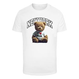 MisterTee Damen MisterTee T-Shirt &raquo;MisterTee New York College Bear Tee&laquo; 1 Stk. M
