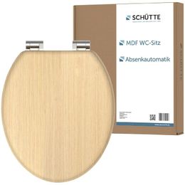 Schütte SCHÜTTE WC-Sitz »NATURAL WOOD« Toilettendeckel, mit Absenkautomatik Holzoptik
