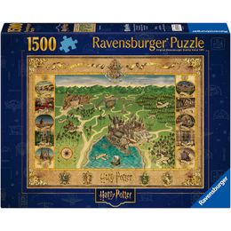 Ravensburger Puzzle »Harry Potter Hogwarts Karte« Made in Germany bunt