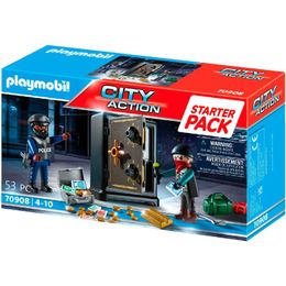 Playmobil Konstruktions-Spielset »Starter Pack Tresorknacker (70908) Playmobil Action Heroes« Made in Europe bunt