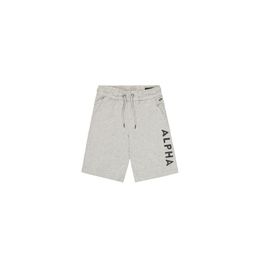 Alpha Industries Herren Sweatshorts &raquo;Alpha Jersey Short&laquo; grau L, Normalgr&ouml;&szlig;en
