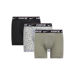 NIKE UNDERWEAR Boxershorts »BOXER BRIEF 3PK« Packung, 3er, 3 Stk. mit Logo auf dem Bund LT PMC ELNTS PRT/DK STCC/BLK TM RNG M (48) - 3 Stk. 3 Stk....