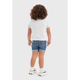 Levi's Kids M&auml;dchen Levi's Kids Print-Shirt Set, 2 Stk. und Jeansshorts, for BOYS wei&szlig; 6M68
