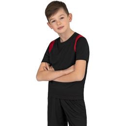 TRIGEMA Jungen T-Shirt &raquo;TRIGEMA Sport T-Shirt mit Netzeins&auml;tzen&laquo; 1 Stk. schwarz 152
