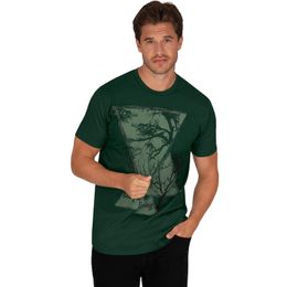 TRIGEMA T-Shirt &raquo;T-Shirt aus Biobaumwolle&laquo; 1 Stk. tanne-C2C L L BIO DELUXE-Single-Jersey