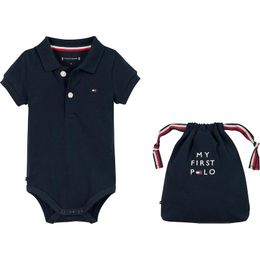 Tommy Hilfiger Neugeborenen-Geschenkset »POLO BODY GIFTPACK« Set, 2er, 2 Stk. mit Polokragen Dark Night Navy 74 Geschenkset von Tommy Hilfiger