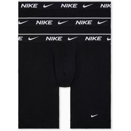 NIKE UNDERWEAR Boxer &raquo;BOXER BRIEF LONG 3PK&laquo; Packung, 3er, 3 Stk. mit Logo-Elastikbund BLACK XL - 3 Stk. 3 Stk. XL NIKE Boxer im 3er Pack