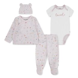 HUGGIES BABYWEAR Neugeborenen-Geschenkset Set, 4 Stk. PRIMROSE PINK 1 (56) 4-tlg. Baby-Set von Huggies Babywear