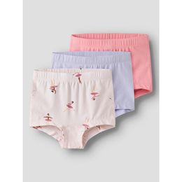 name it Panty &raquo;NMFTIGHTS 3P BALLARINA NOOS&laquo; Packung, 3 Stk. Pearl Pack:w/ Peony + Purple Heather 86 - 3 Stk. 3 Stk. 86 Unterw&auml;sche von name it f&uuml;r...