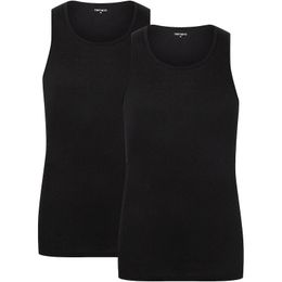 Camano Unterhemd &raquo;comfort&laquo; 2er Pack, mit tiefem Rundhals black L L Unterhemd von Camano