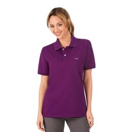TRIGEMA Poloshirt &raquo;Poloshirt DELUXE Piqu&eacute;&laquo; 1 Stk. brombeer L L DELUXE-Piqu&eacute;-Qualit&auml;t