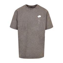 Merchcode Herren T-Shirt &raquo; Herren Love In The Air Acid Washed Heavy Oversize Tee&laquo; 1 Stk. S