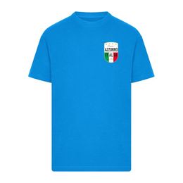 MisterTee T-Shirt &raquo;Azurro Italia Crest Tee&laquo; 1 Stk. cobaltblue M M Vielseitige T-Shirts f&uuml;r jeden Anlass
