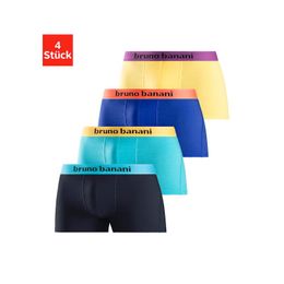 Bruno Banani Herren Boxer &raquo;Boxershorts f&uuml;r Herren&laquo; Packung, 4 Stk. mit farbigen Marken-Schriftzug am B&uuml;ndchen bunt S, 4 Stk.