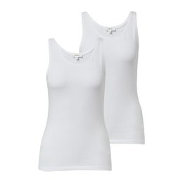 s.Oliver Damen s.Oliver Tanktop 2 Stk. 2-er Pack, Sommertop, mit Stretch 40