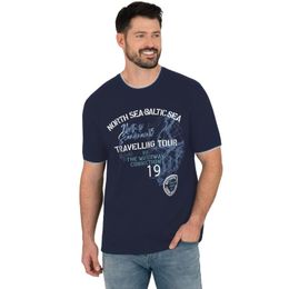 TRIGEMA T-Shirt »T-Shirt in Piqué-Qualität« 1 Stk. navy L L Piqué Qualität