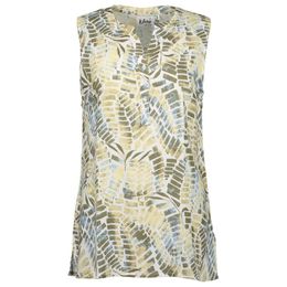 Blue Seven Klassische Bluse &raquo;Bluse mit Henley Ausschnitt&laquo; 1 Stk. 756 - KHAKI 42 42 H&uuml;bsche Bluse mit Alloverdruck f&uuml;r Damen