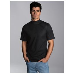 TRIGEMA Damen T-Shirt &raquo;TRIGEMA T-Shirt mit Stehkragen&laquo; 1 Stk. schwarz M